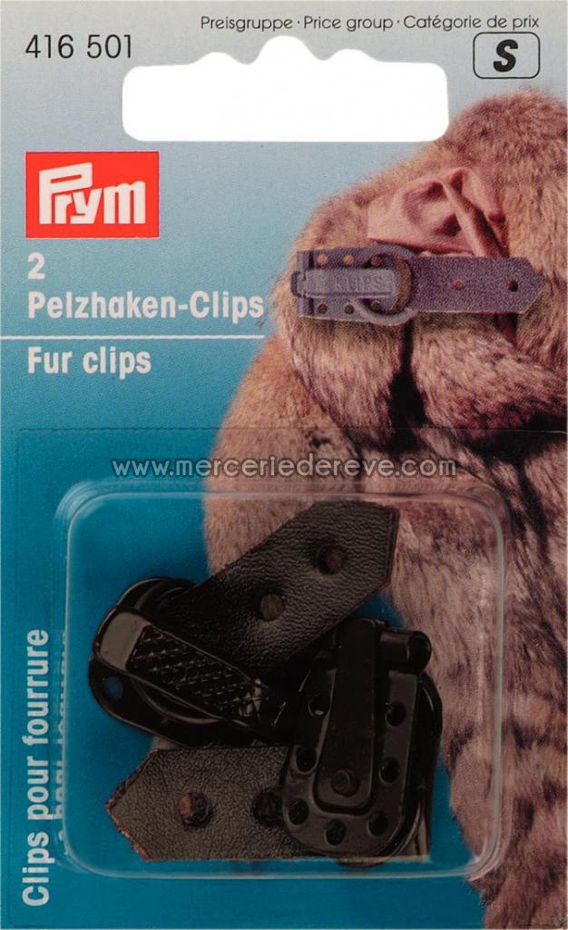 CLIPS POUR FOURRURE - PRYM - Mercerie de rêve