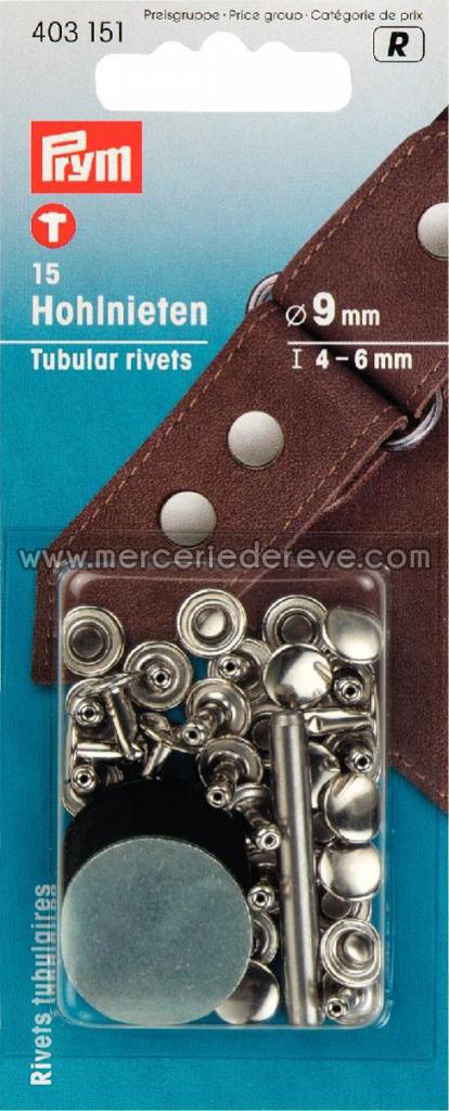 RIVETS TUBULAIRES - PRYM - Mercerie de rêve